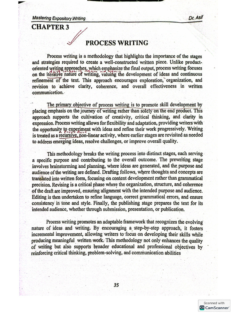 Process Writing DR M Asif Expository Writing | PDF