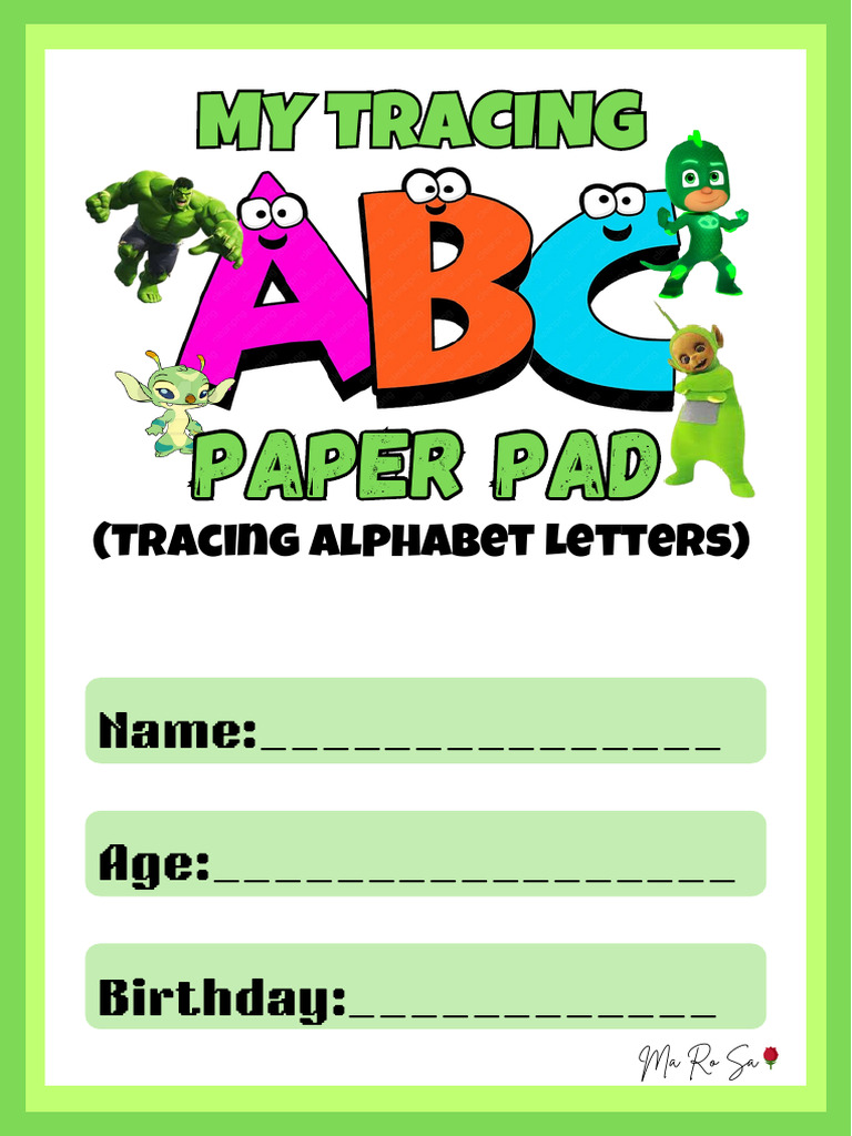 ABC Tracing Pad | PDF