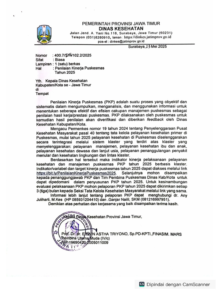 Surat PKP 2025 | PDF