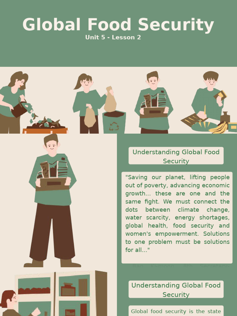 Understanding Global Food Security Issues | PDF | Food Security ...