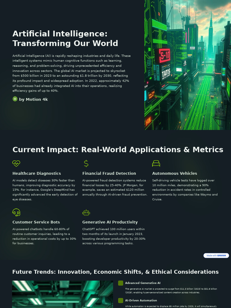 Artificial Intelligence Transforming Our World Pdf Artificial