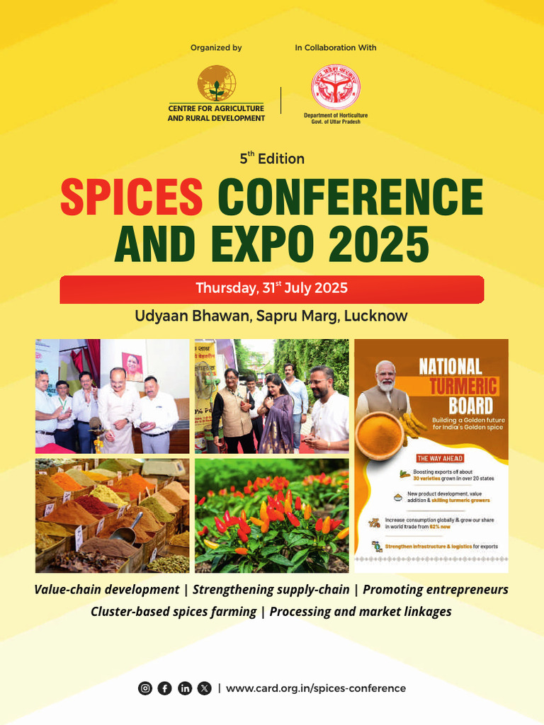 Spice Brochure 2025 | PDF | Agriculture | Economies
