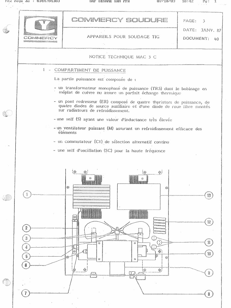 Mode Emploi Commercy MAC 3C | PDF