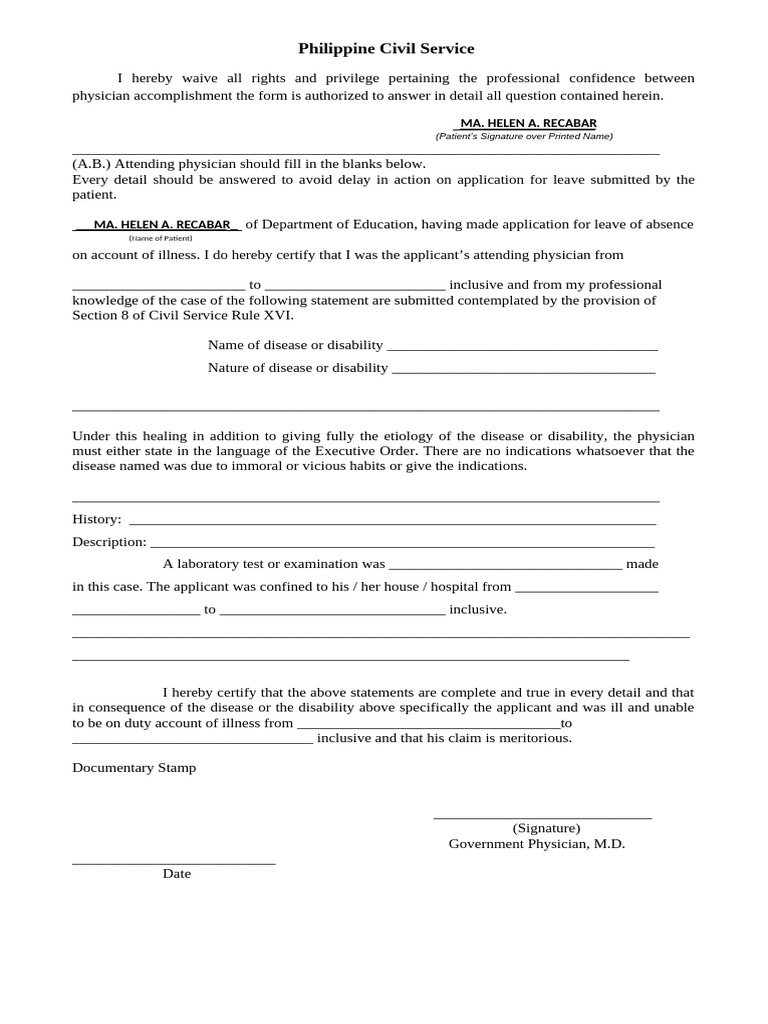 Form 41 Medical Application | PDF | Public Services | Social Programs