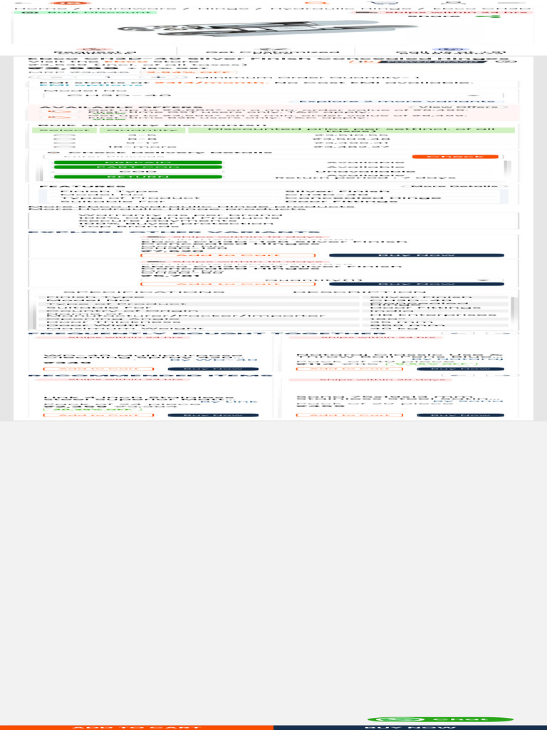 Buy Ebco CH3D-40 Silver Finish Concealed Hinges Online at Best Prices ...