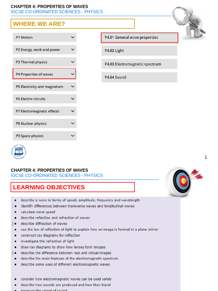 4.01. General Wave Properties | PDF | Waves | Wavelength