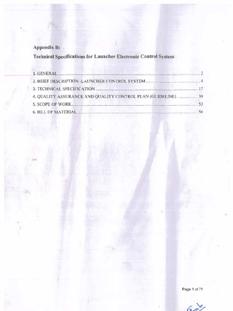Appendix B - Electronics Control System 1 | PDF