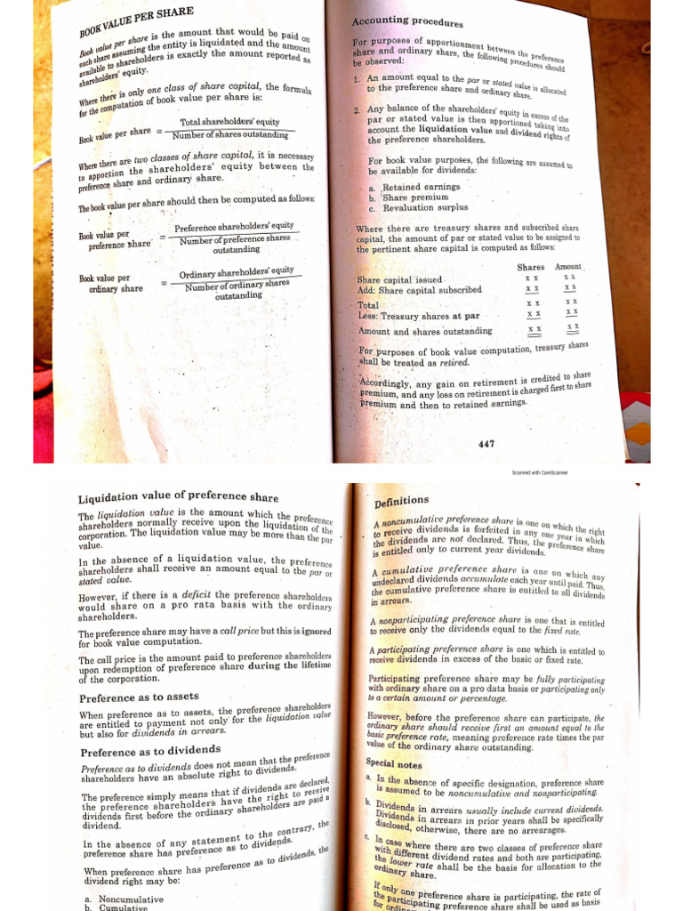 Book Value Per Share | PDF