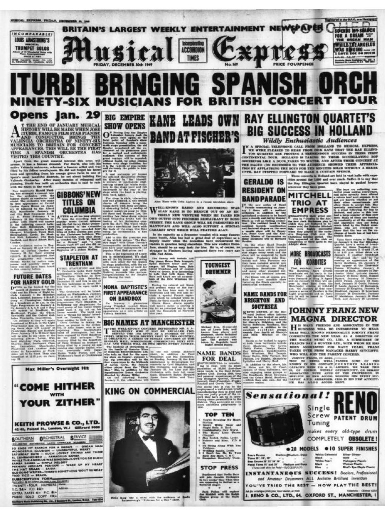 Spanish Musicians Tour UK Concerts | PDF