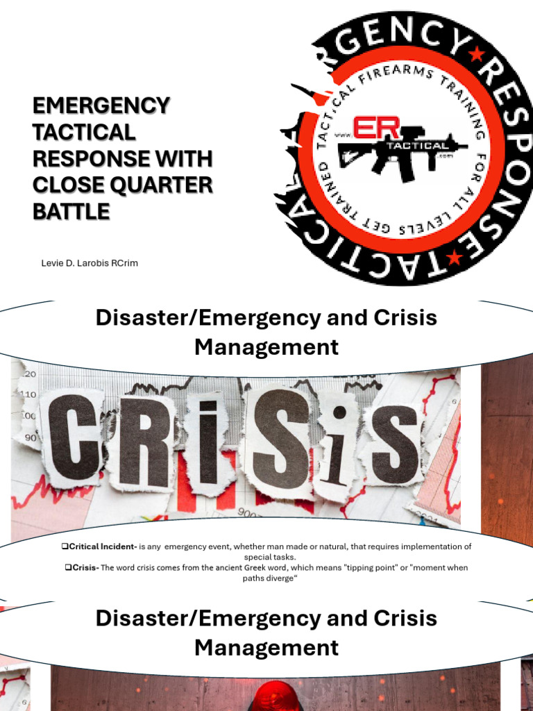 Emergency Tactical Response Guide | PDF | Breathing | Emergency Management