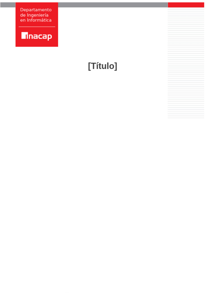 Informe INACAP Genérico | PDF