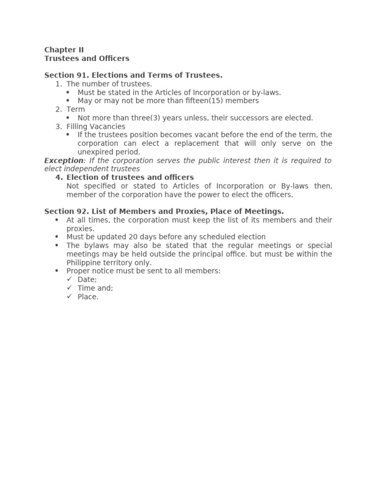 Law Chapter 2 Corporation | PDF