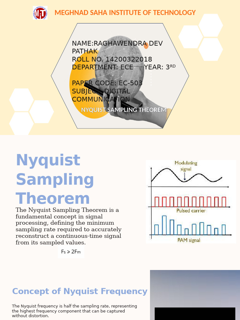 Nyquist Sampling Theorem | PDF | Sampling (Signal Processing) | Digital Signal Processing