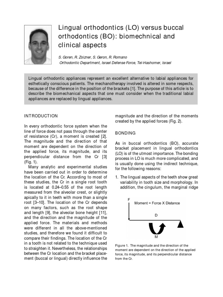 Lingual Orthodontics vs. Buccal Orthodontics | PDF | Orthodontics ...
