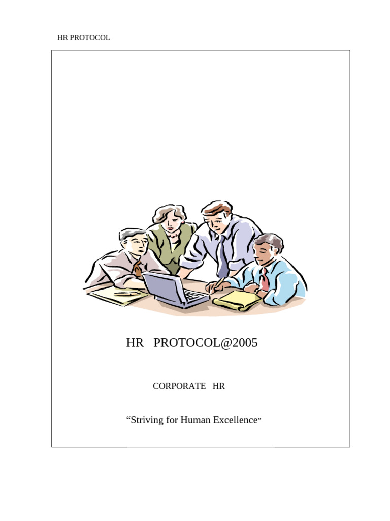 HR Protocol and Policies Overview | PDF | Performance Appraisal | Human ...