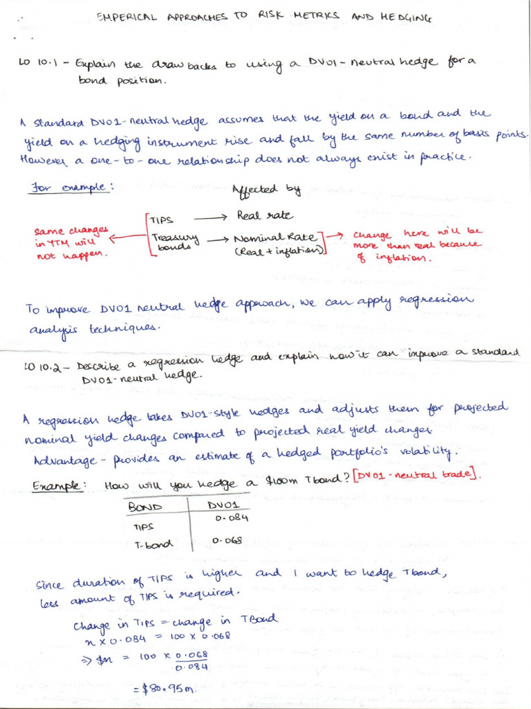 10.empirical Approaches To Risk Metrics and Hedging | PDF