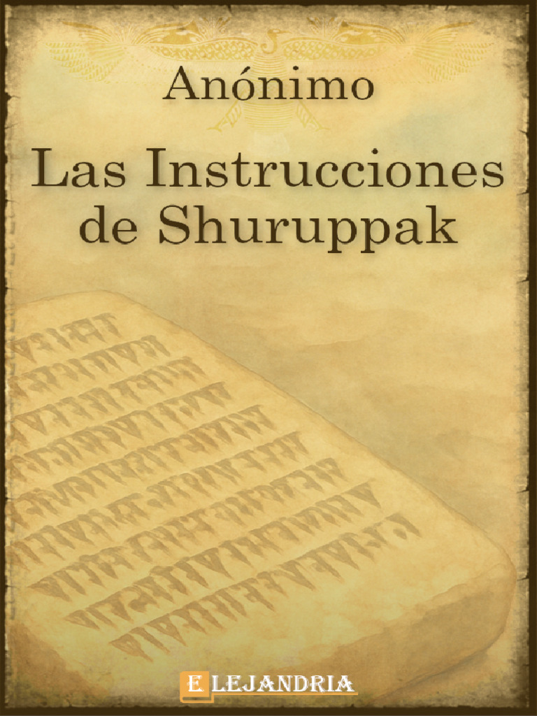 Instrucciones de Shuruppak: Sabiduría Antigüa | PDF | Traducciones ...