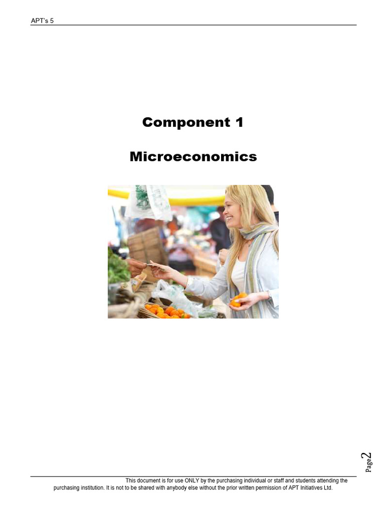 Microeconomics MCQ's | PDF | Economics | Labour Economics