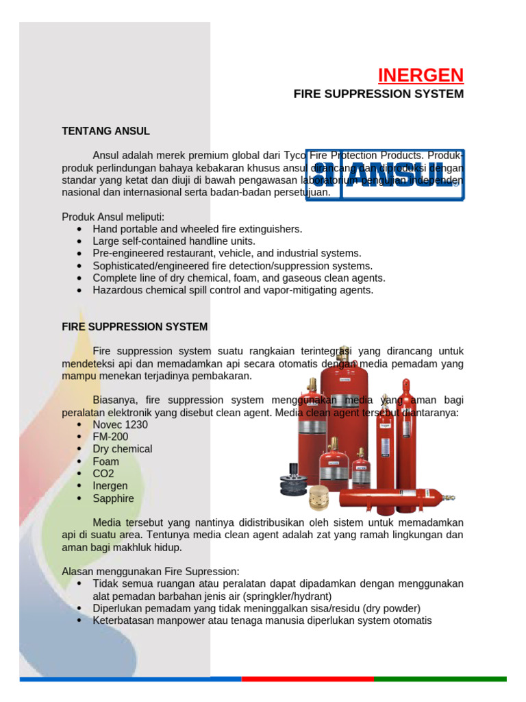 Product Knowledge Inergen System | PDF