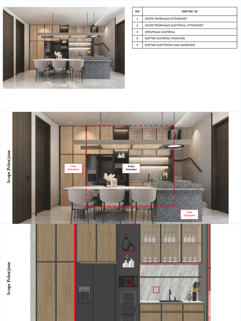 Dokumen Tender Kitchenset-Bandung | PDF