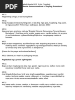 BRIGADA ESKWELA Emcee Script | PDF