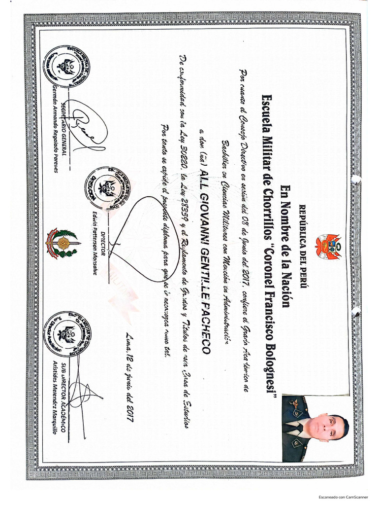 Grado de Bachiller Emch | PDF