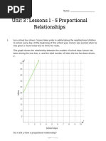 7.RP.A2a - Determine Proportional Relationships | PDF | Line (Geometry ...