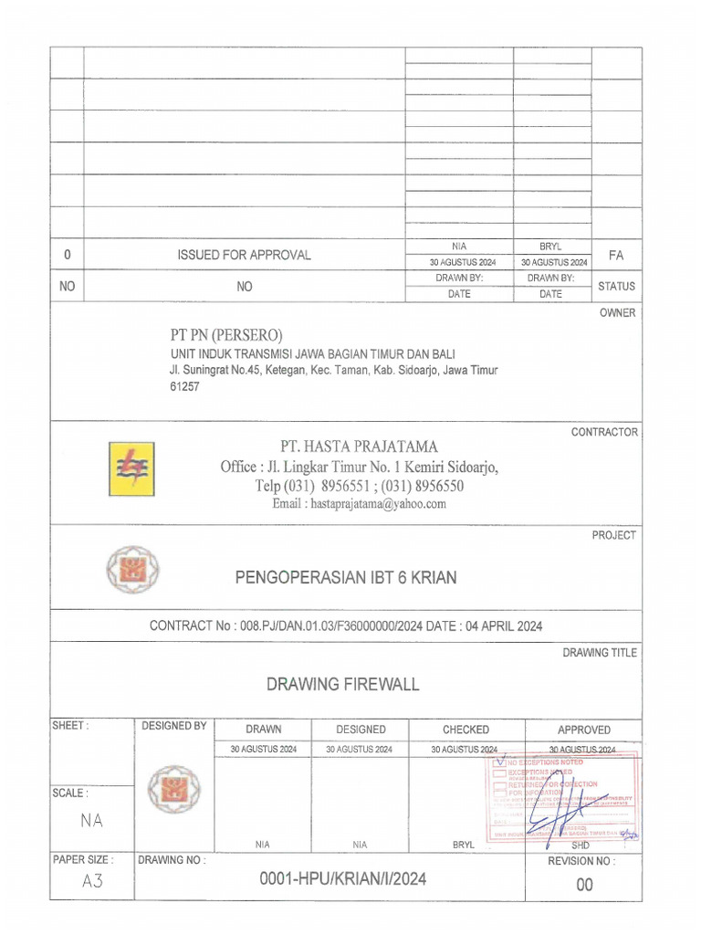 Drawing Firewall (Nen) | PDF