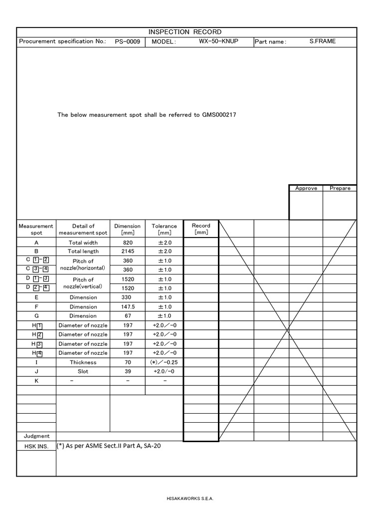 Dimensional Inspection R1 | PDF