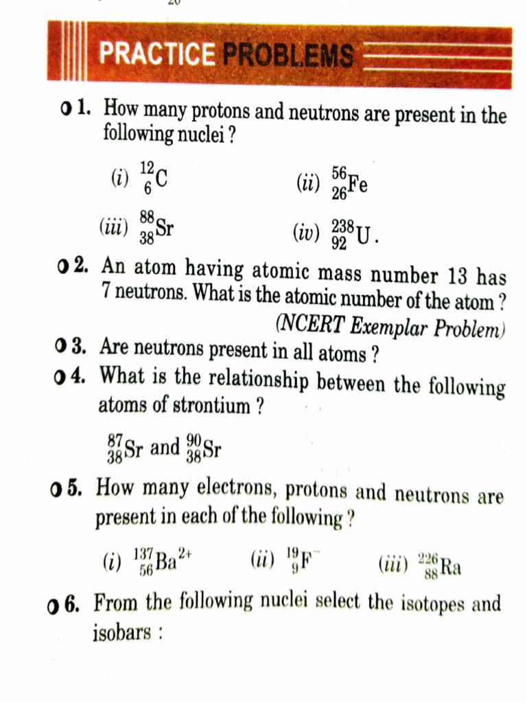 Assignment (Sturucture of Atom) - Class 11 | PDF | Atomic Orbital | Electron Configuration