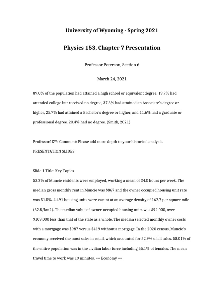 Physics 153 Chapter 7 Presentation | PDF | Economies