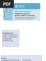 WHO 2022 Partograph | PDF