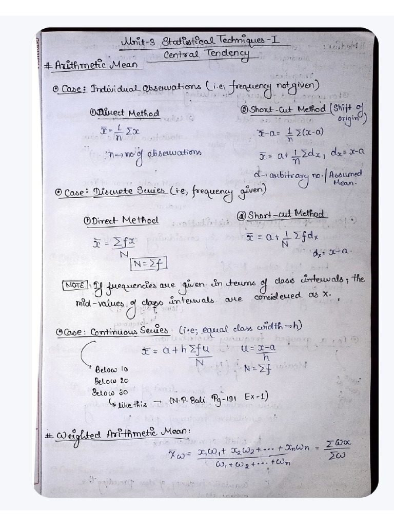 Maths 4 Unit 3 Formula | PDF