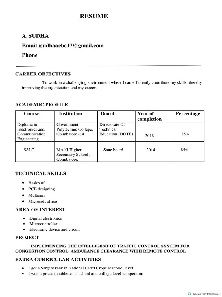 I Am Sharing 'Resume Document' With You | PDF