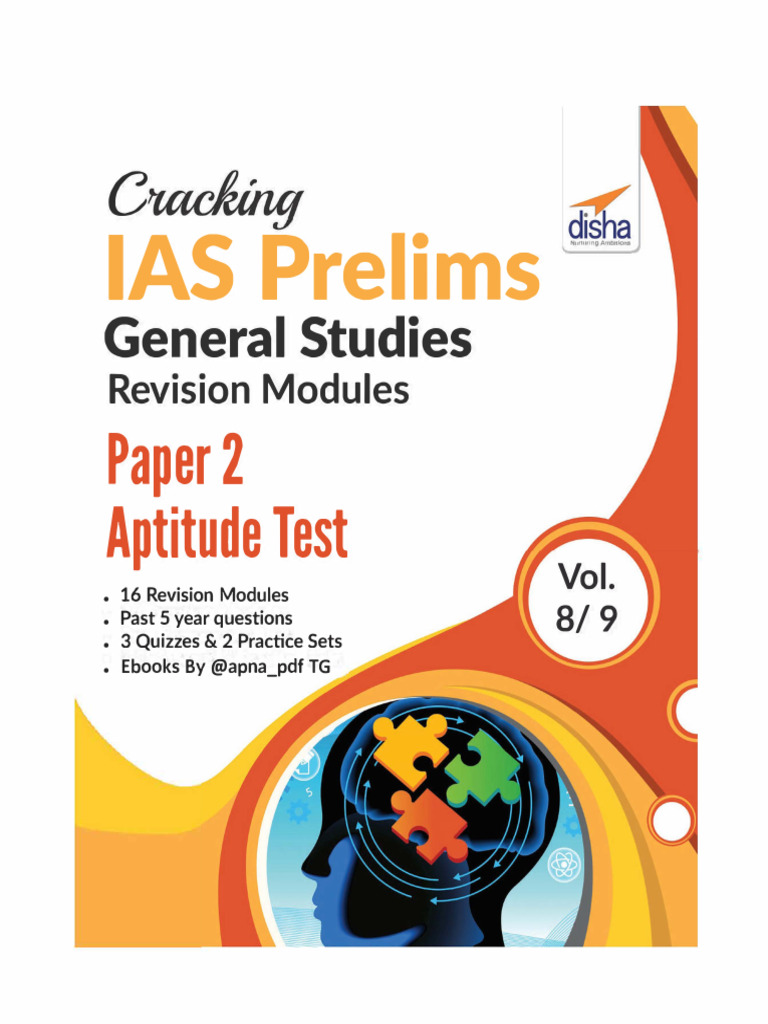 Aptitude Test Paper 2 Cracking IAS General Studies Prelims PDF (Apna ...