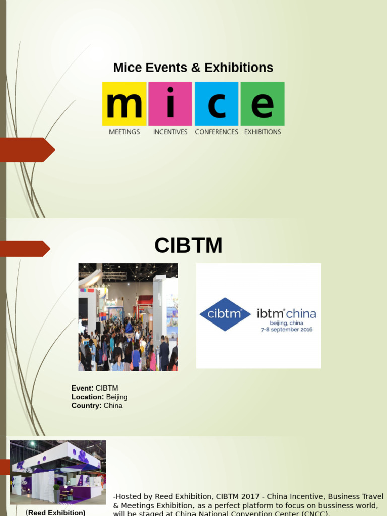 MICE Events Overview and Insights | PDF | Tourism