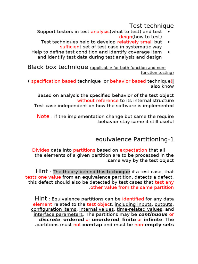 Test Technique Chapter4 | PDF | Software Testing | Software Engineering