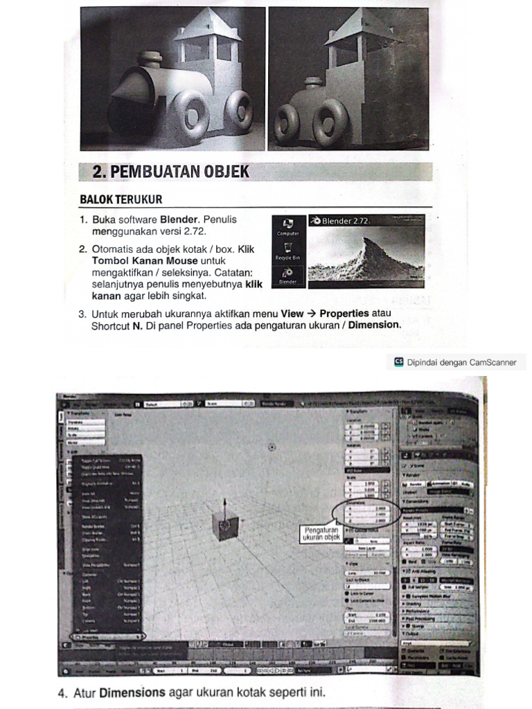 Basic Train 3D Modelling | PDF