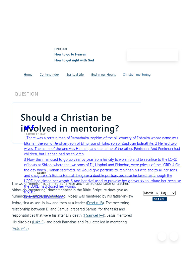 Biblical Mentoring in Christianity | PDF | Jesus | Paul The Apostle