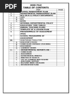 Departmental Head Management Index | PDF