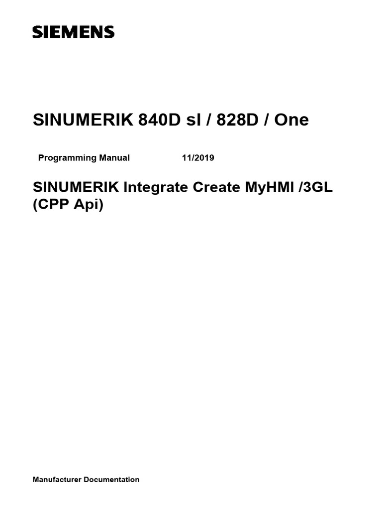 SinumerikOperate CPP | PDF | Library (Computing) | Trademark
