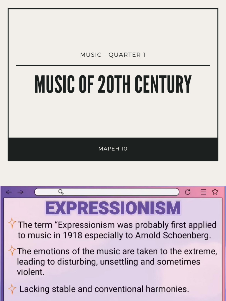 20th Century Music Innovations | PDF | Entertainment | Performing Arts