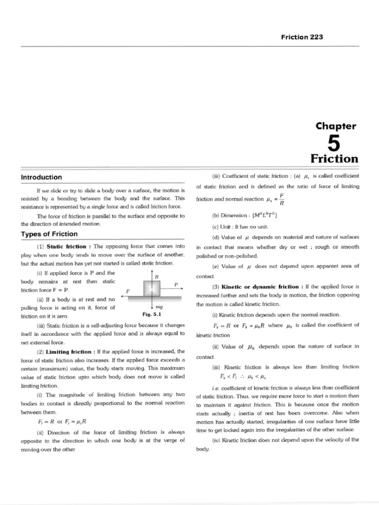 Friction Theory Errorless Physics, Errorless Physics Theory | PDF | Friction | Force