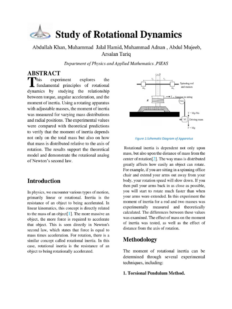 Study of Rotational Dynamics | PDF