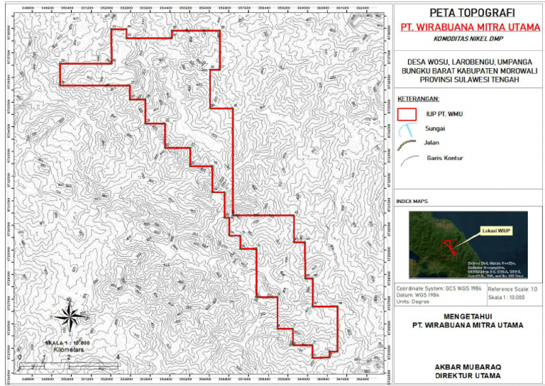 Peta Topografi | PDF