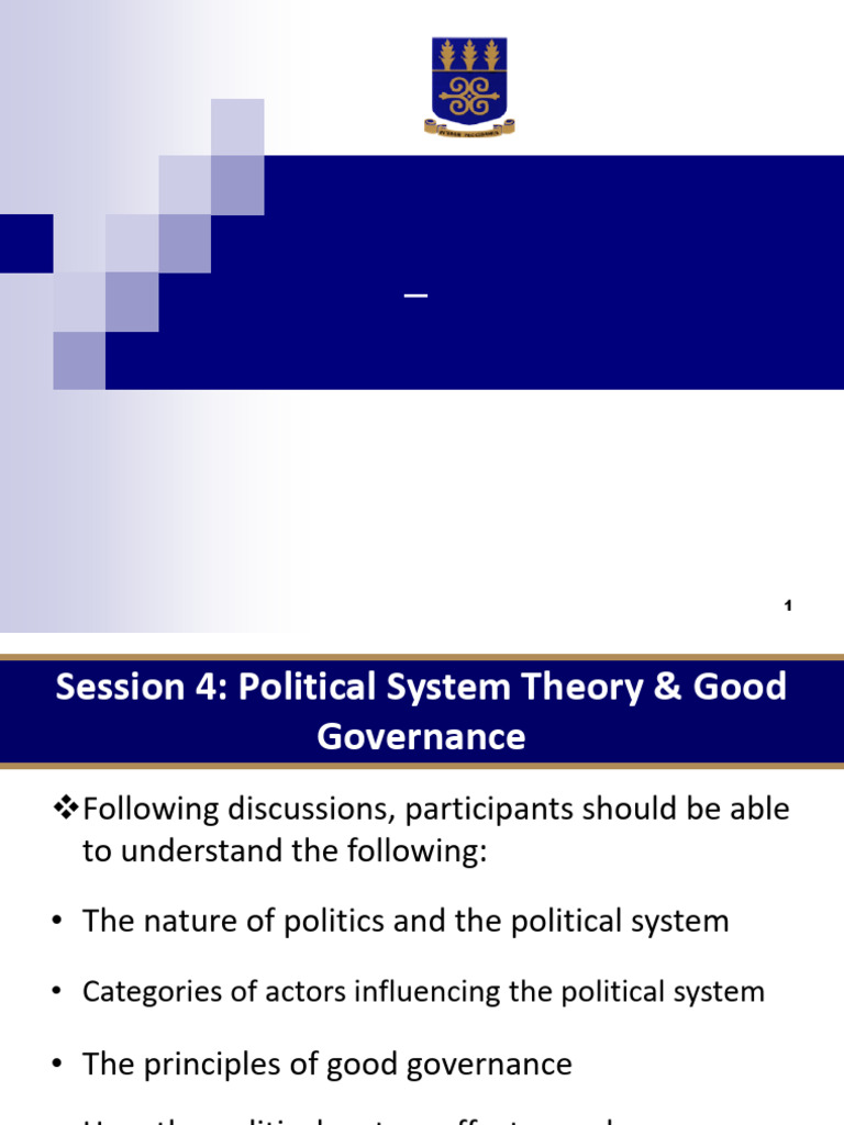 Political Systems and Good Governance | PDF | Governance | World Bank