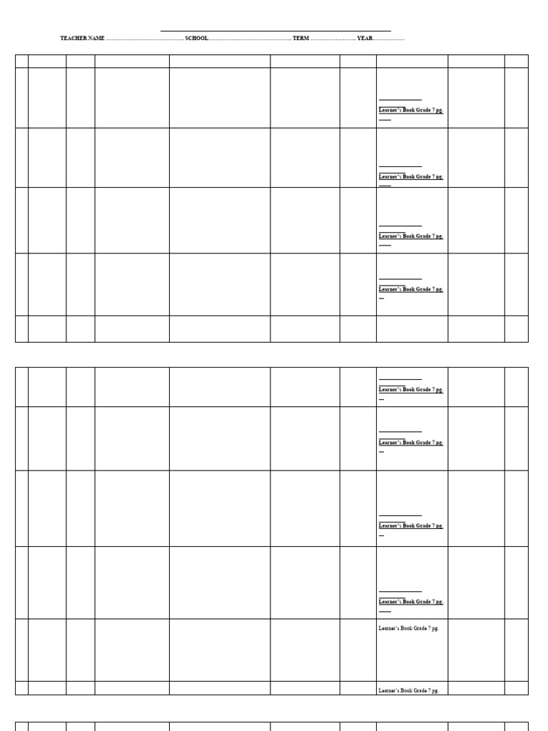 Grade 7 Term 2 Agriculture Schemes | PDF | Learning | Weed