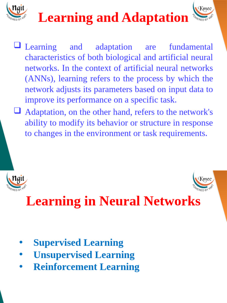 1 5 LearningandAdaptation | PDF | Machine Learning | Cognitive Science