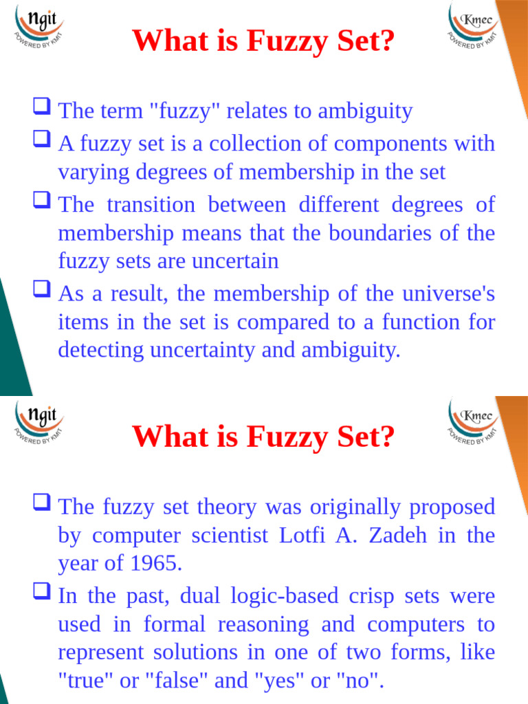 2.1.Introduction to CripSets and FuzzySets | PDF | Fuzzy Logic | Set (Mathematics)
