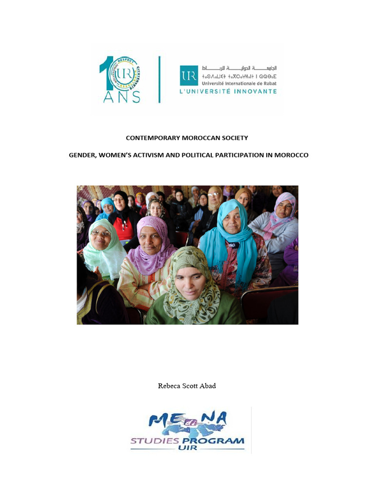 Scott Abad Rebeca-Contemporary Moroccan Society | PDF | Gender Studies ...